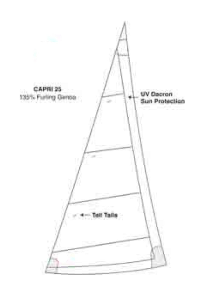 Headsail - Shellback Capri 25 Sails – SailM8