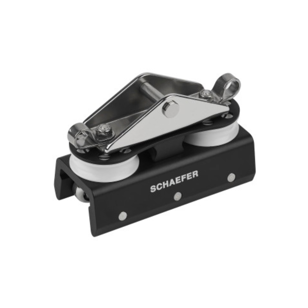Schaefer 72-78 Six-Wheel Traveler Car/Dual Sheaves - 1-1/2" Track | SailM8